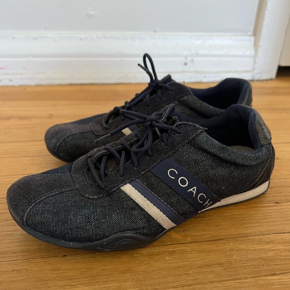Coach | Shoes | Coach Jane Denim Sneakers 75 | Poshmark
